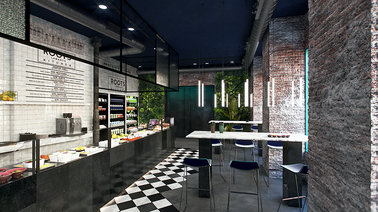 Locales Comerciales - Vector Infografías